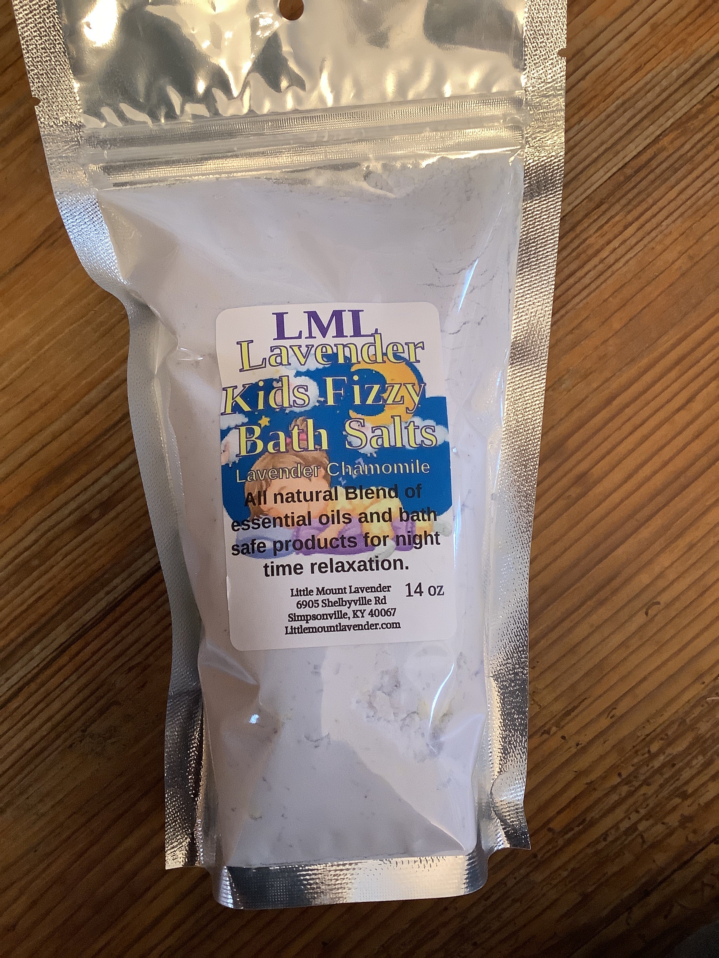 Kids Fizzy Bath Salts – Little Mount Lavender