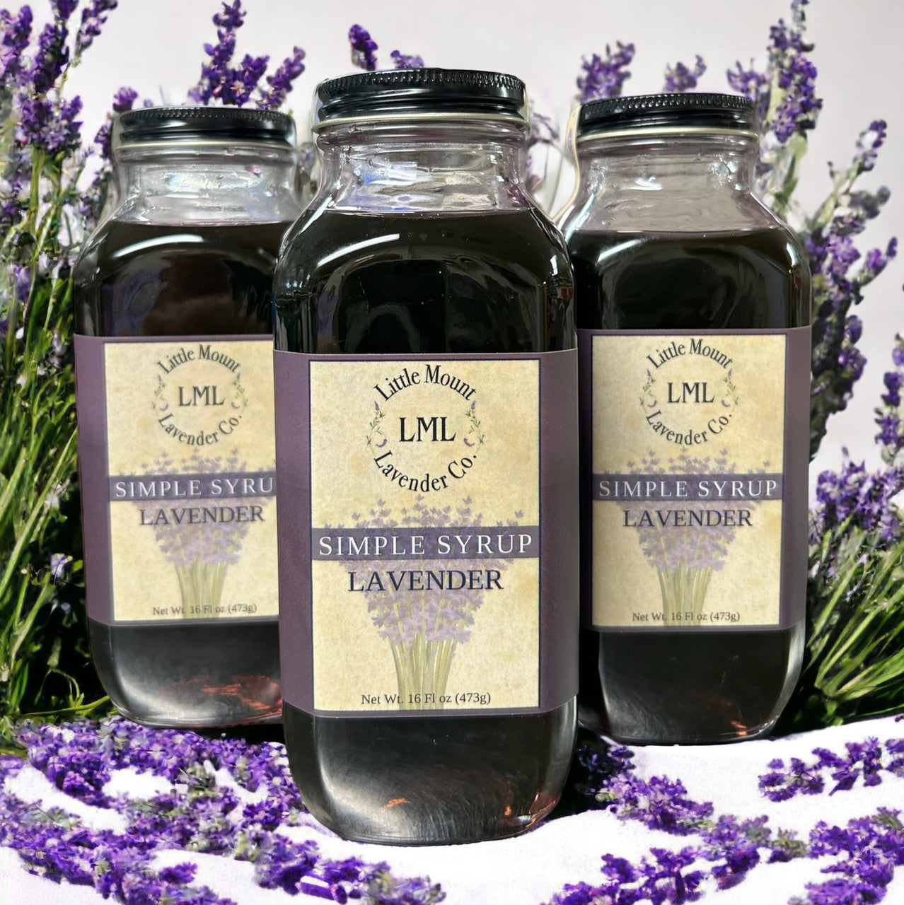Lavender Simple Syrup – Little Mount Lavender