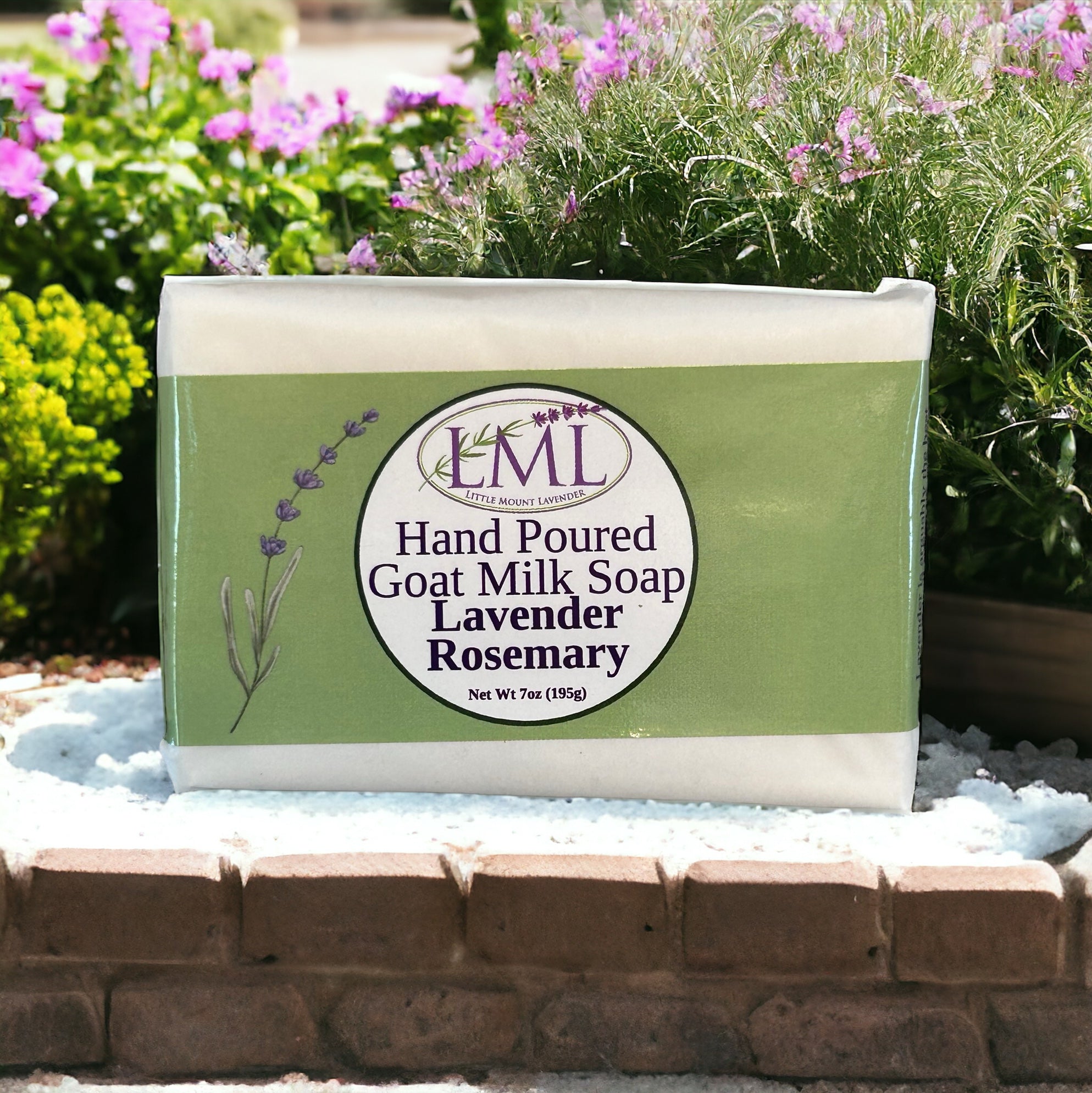 Goat Milk Soap Lavender Herbaceous Rosemary – Little Mount Lavender