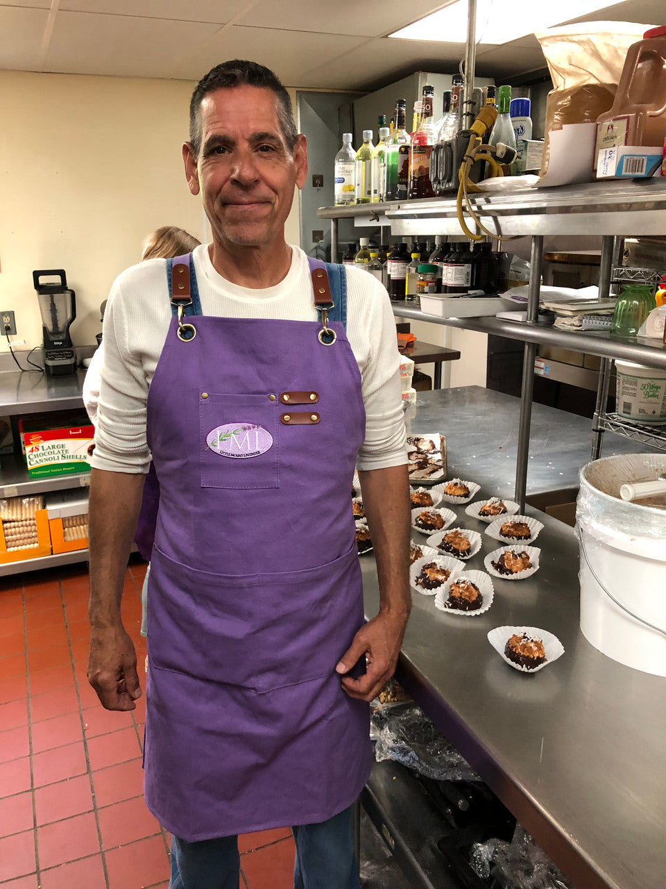 Lavender Work Aprons and Bags – Little Mount Lavender