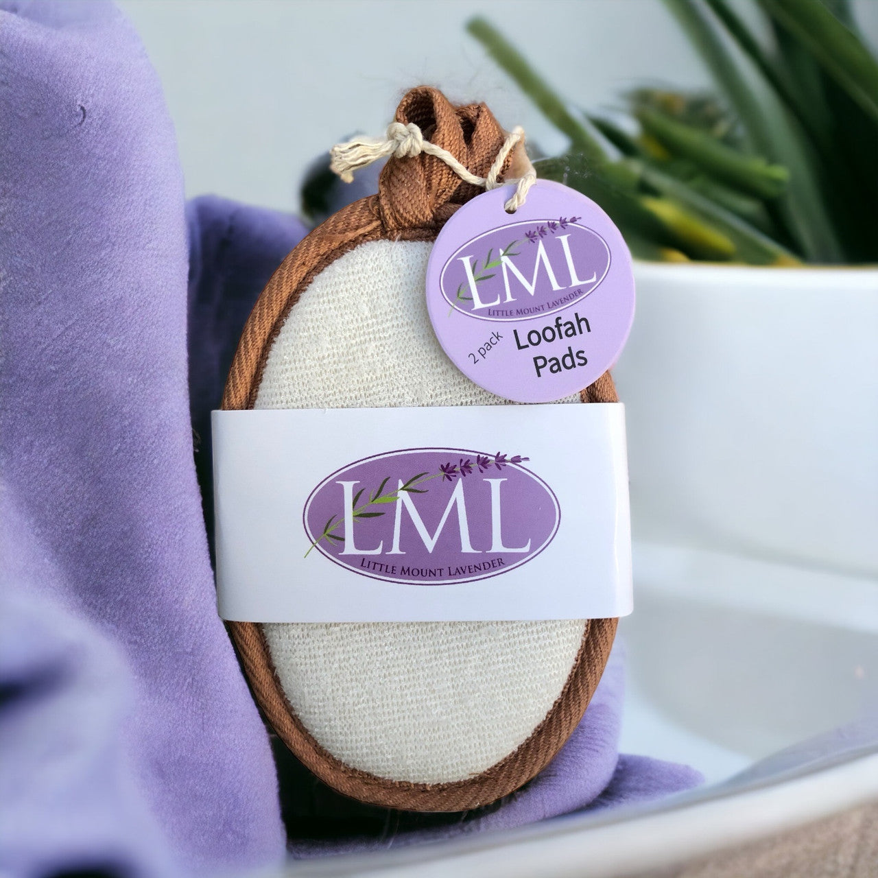 Soft Loofah Pads – Little Mount Lavender
