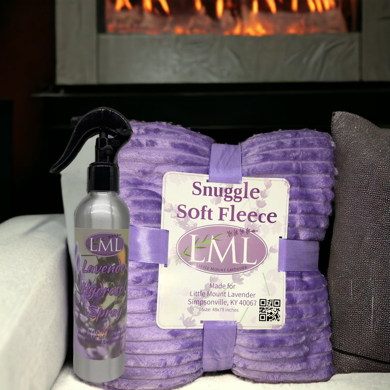 Snuggle Combo Blanket Hydrosol – Little Mount Lavender